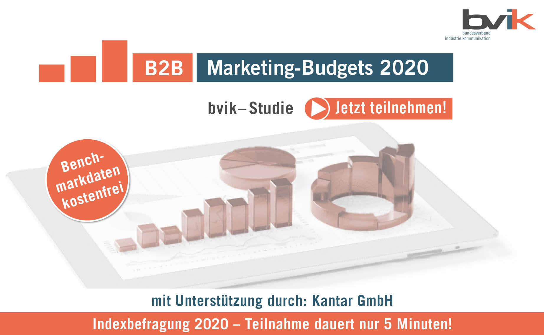 Marketing-Budgets im deutschen Mittelstand unter Druck – aktuelle bvik-Studie liefert wertvolle ...